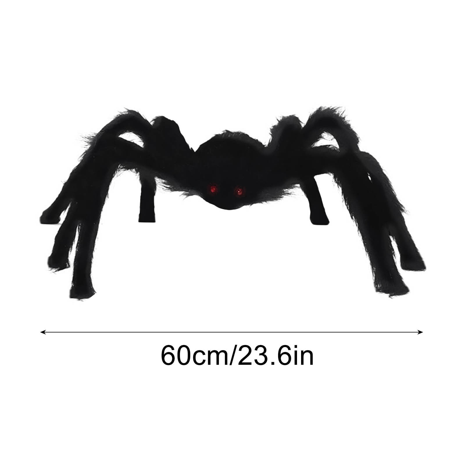 Halloween Spider Decorations, Scary Giant Spiders, Realistic Red Eyes ...