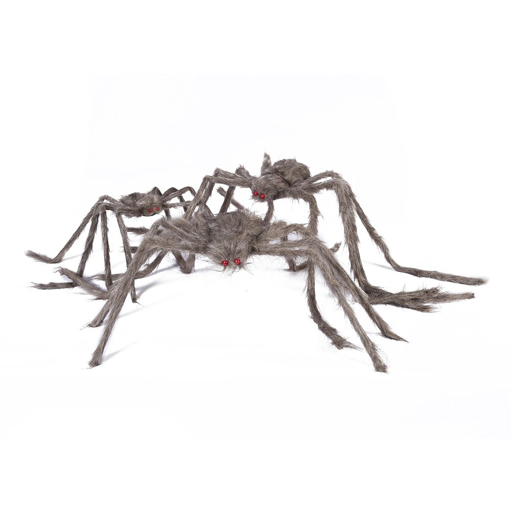 Halloween Spider Decorations, Simulation Skull Big Spider with Bendable ...