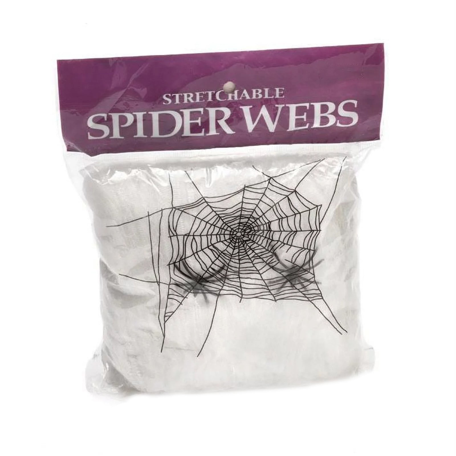 Halloween Spider Decorations Stretchable Web Kit – with Realistic ...