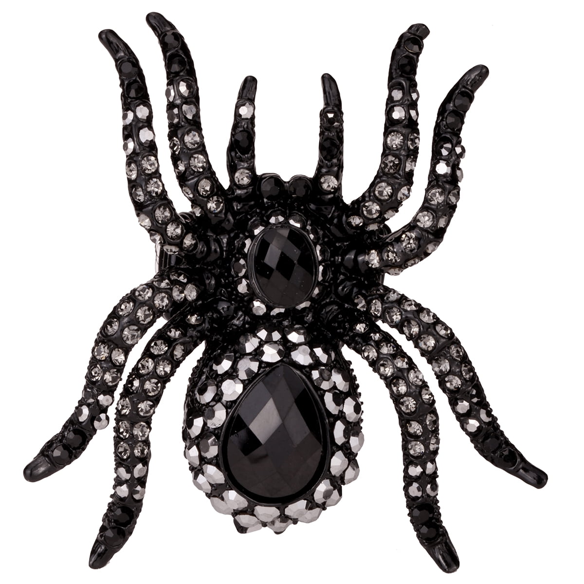 Halloween Spider Stretch Rings Fit Women Finger 6.5 to 9, Silk Scarf ...