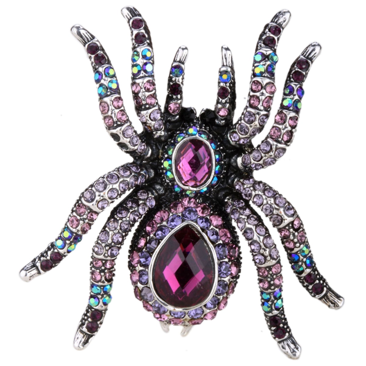Halloween Spider Stretch Rings Fit Women Finger 6.5 to 9, Silk Scarf ...