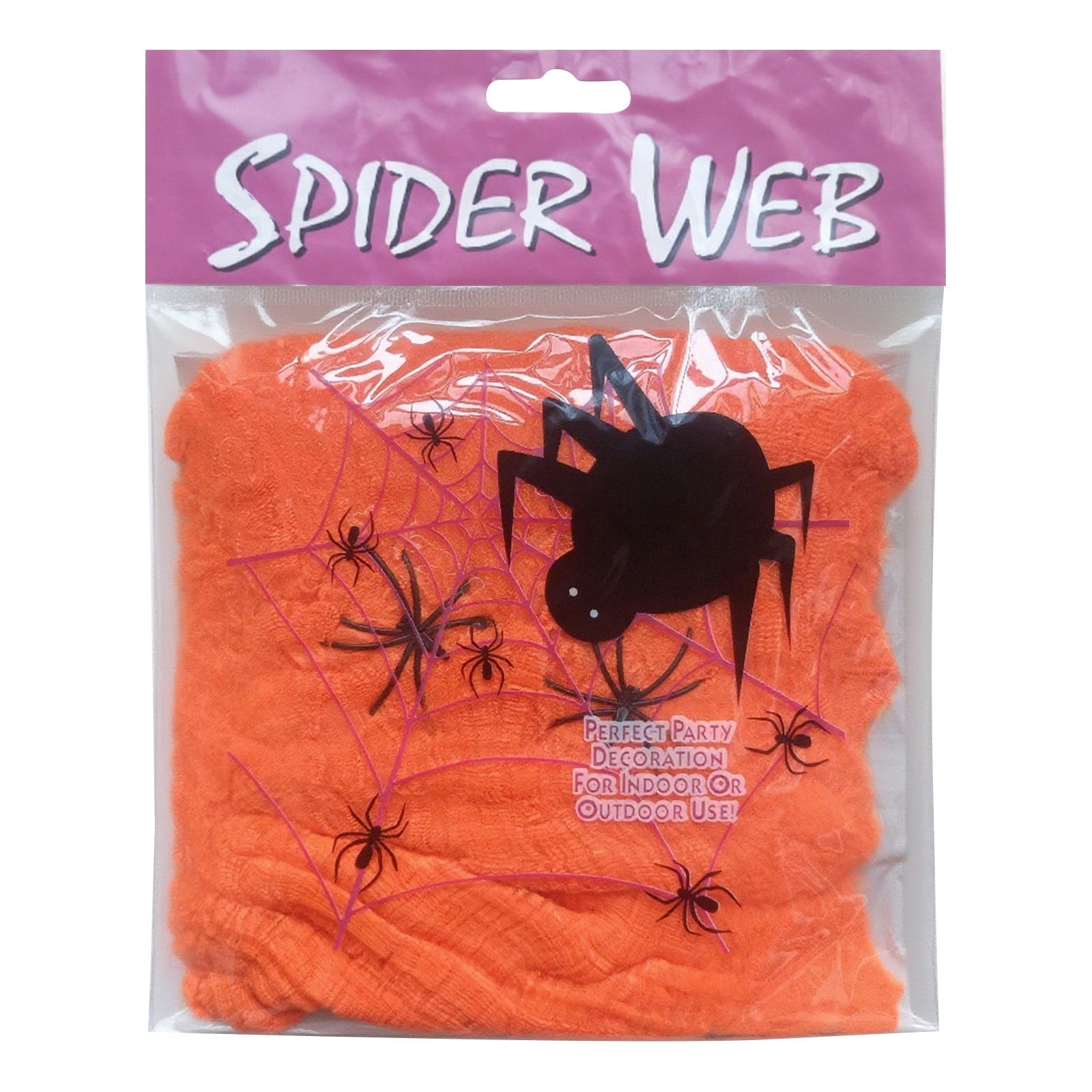 Halloween Spider Web - 43.06 Sq.Ft Spider Webs Halloween Decorations ...