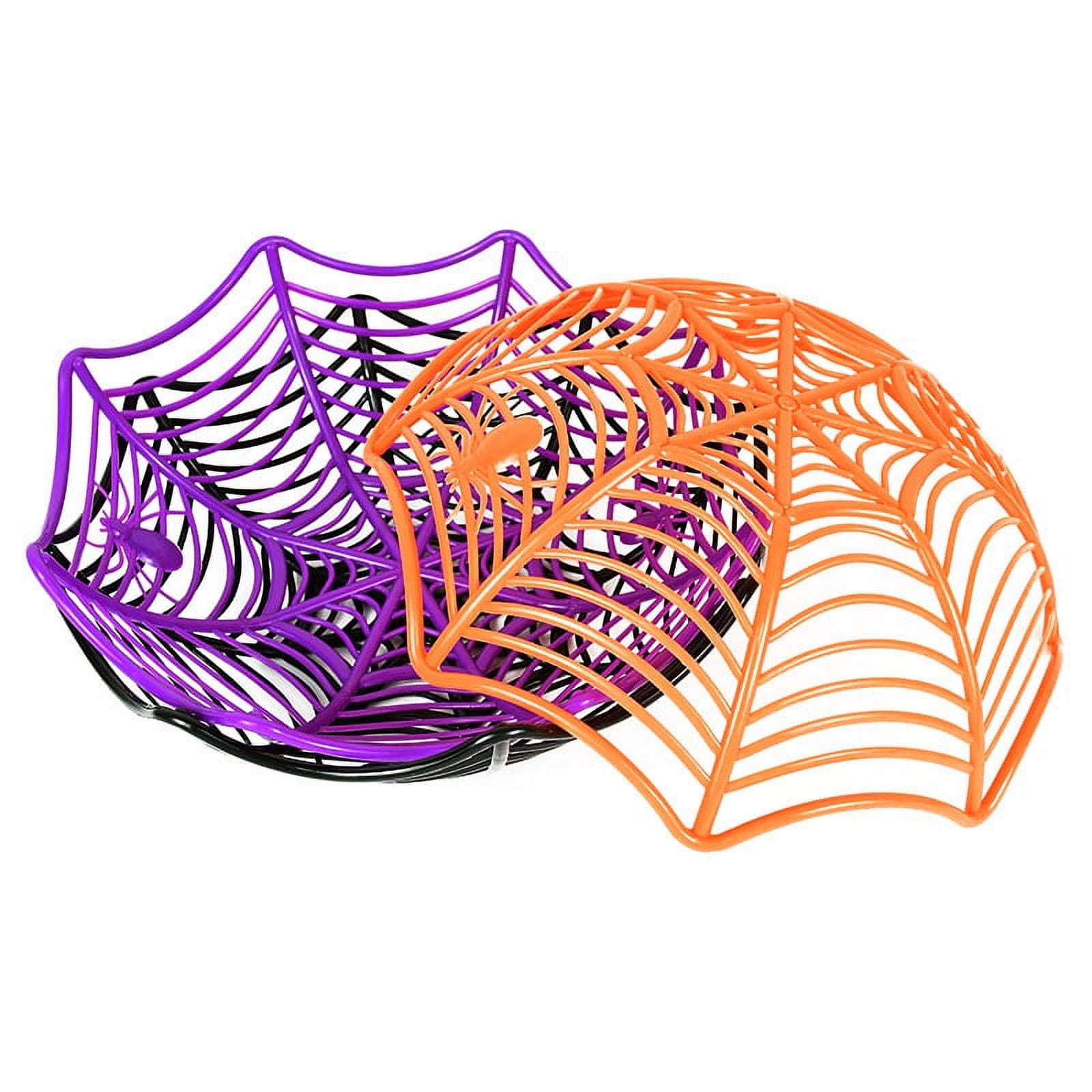 Halloween Spider Web Basket Bowls Halloween Decorations Halloween ...