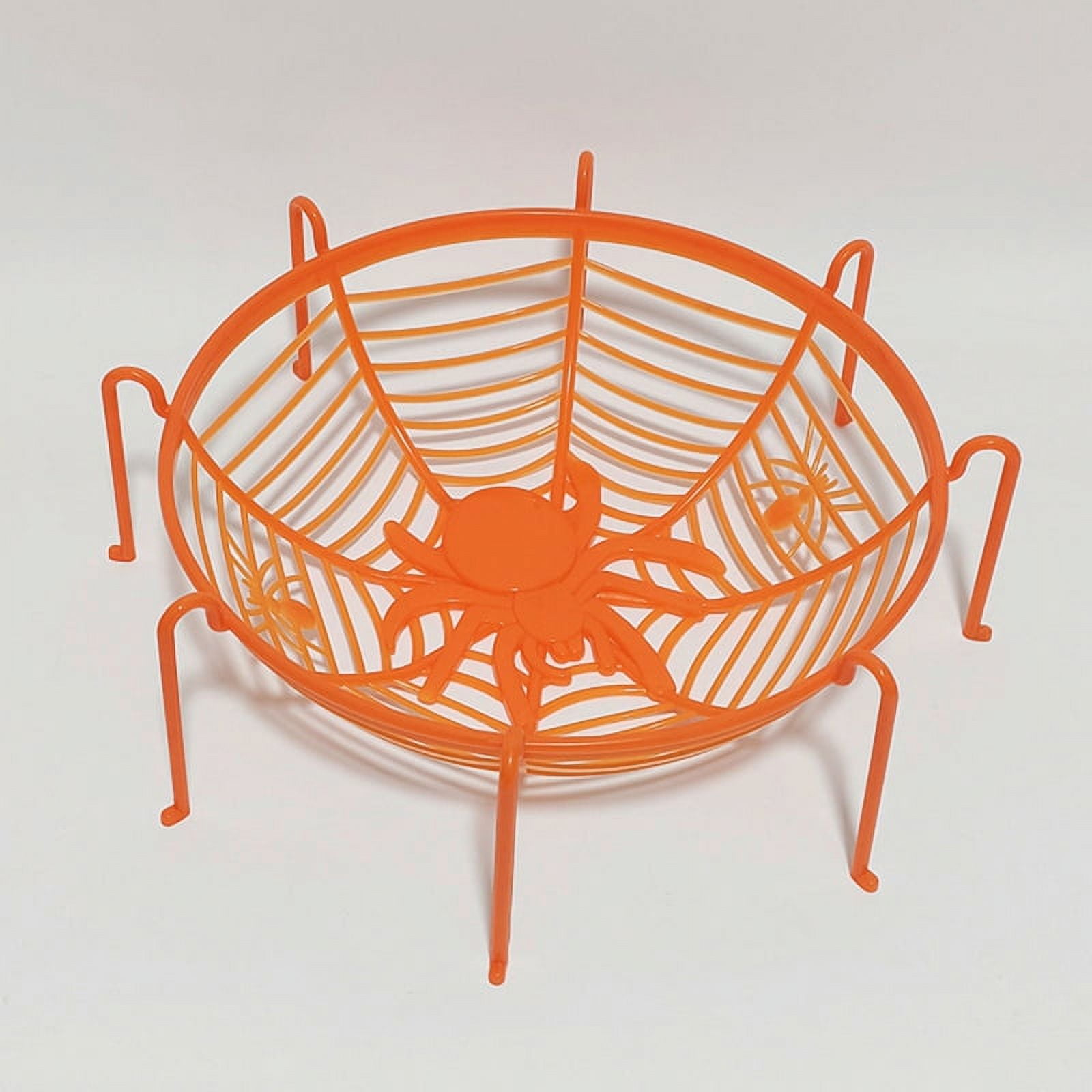 Halloween Spider Web Candy Baskets Plastic Trick Treat Holder Bowls ...