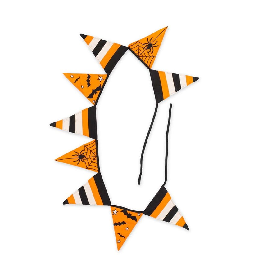 Halloween Spider Web Cotton Pennant Bunting - Walmart.com