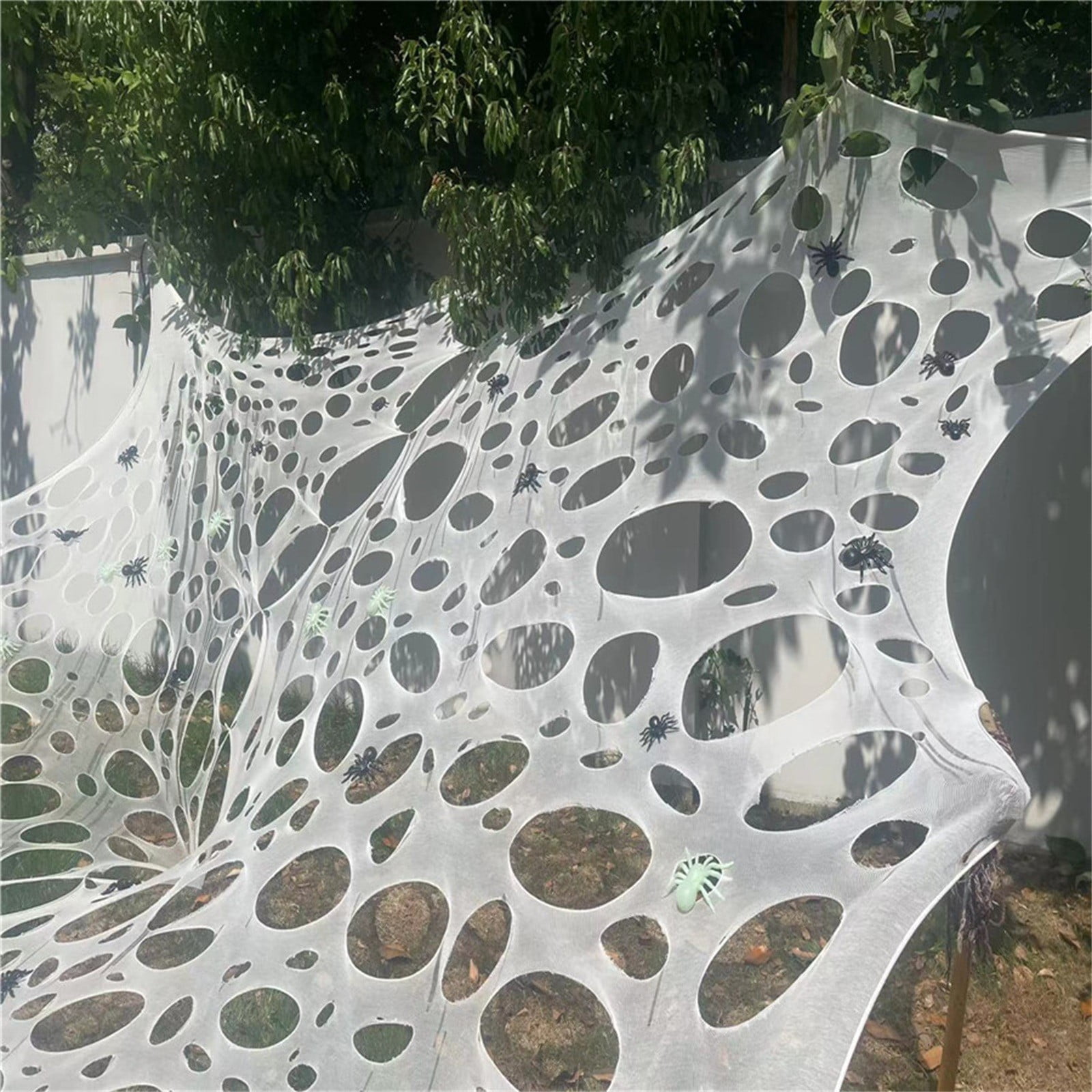 Halloween Spider Web Decorations 13.5ft Giant Stretchy Beef Netting ...