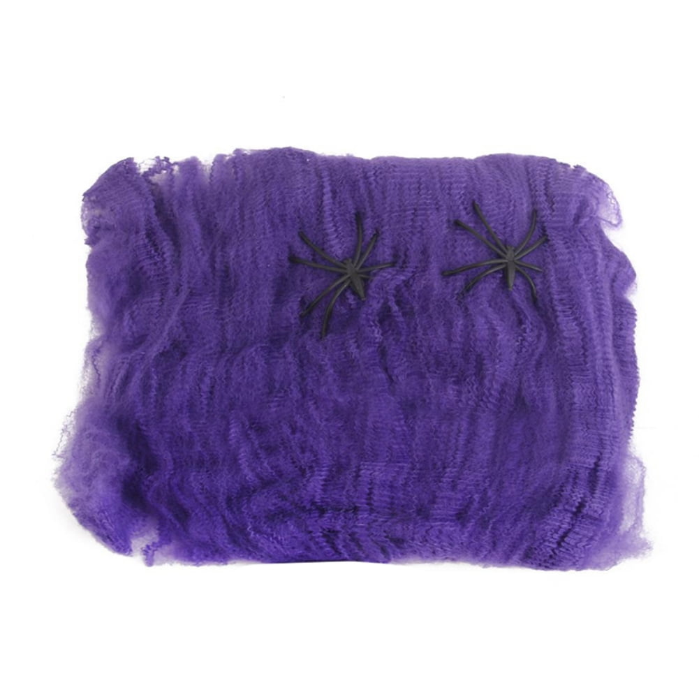 Halloween Spider Web Decorations Super Stretch Webbing Spooky Cobwebs ...