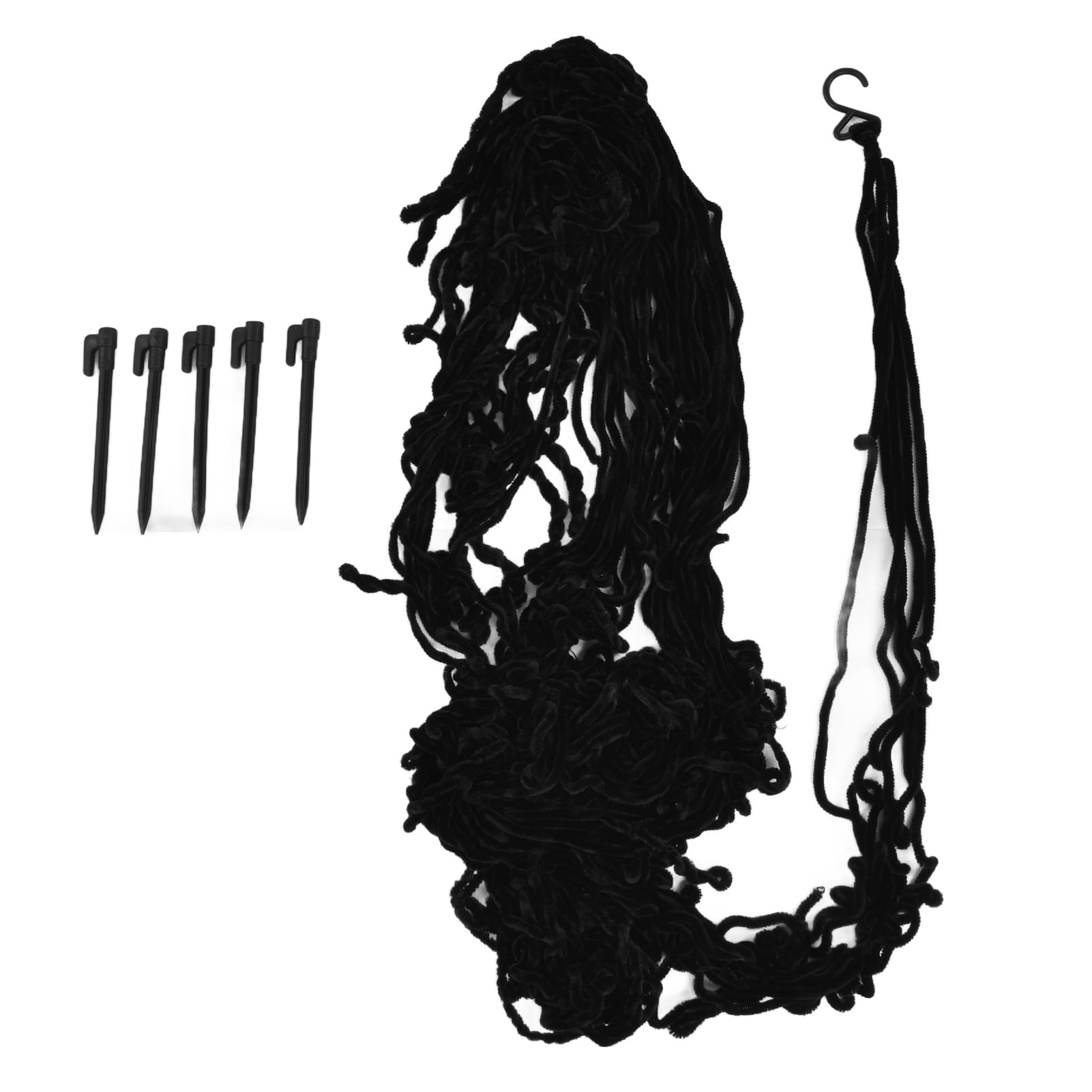 Halloween Spider Web Elastic Terrible Triangular Giant Spider Web for ...