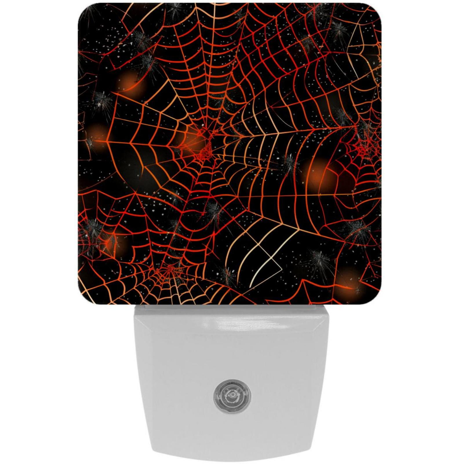 Halloween Spider Web Enhance Your Space with LED Square Night Lights ...
