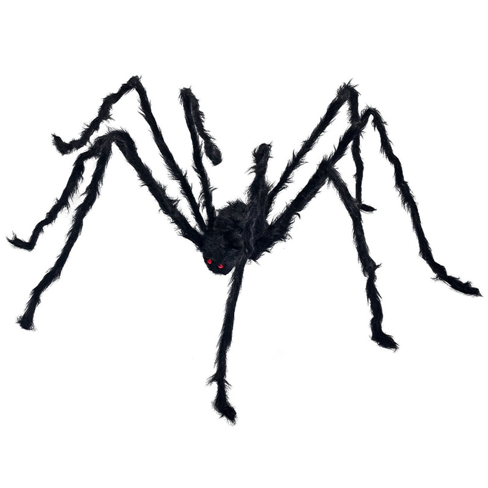 Halloween Spider Web and Giant Spiders Decorations Realistic Scary Fake ...