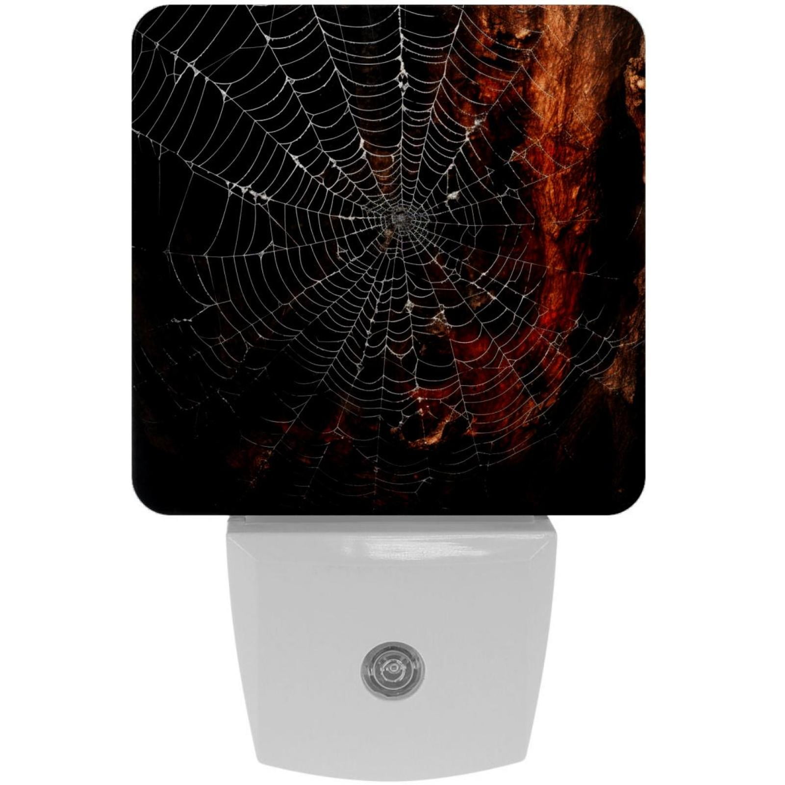 Halloween Spider Web LED Square Night Light - Compact and Energy ...