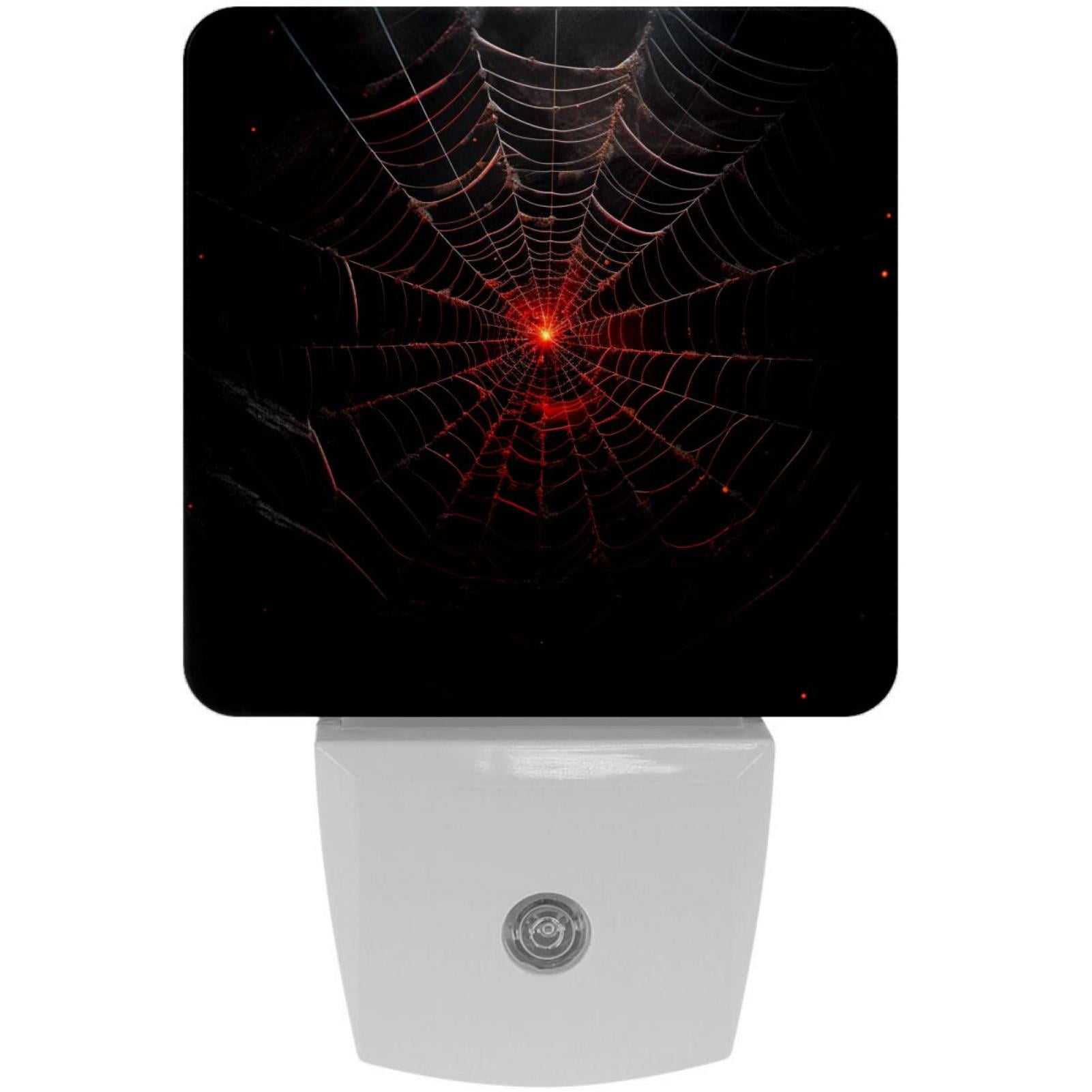 Halloween Spider Web LED Square Night Light - Energy Efficient and ...