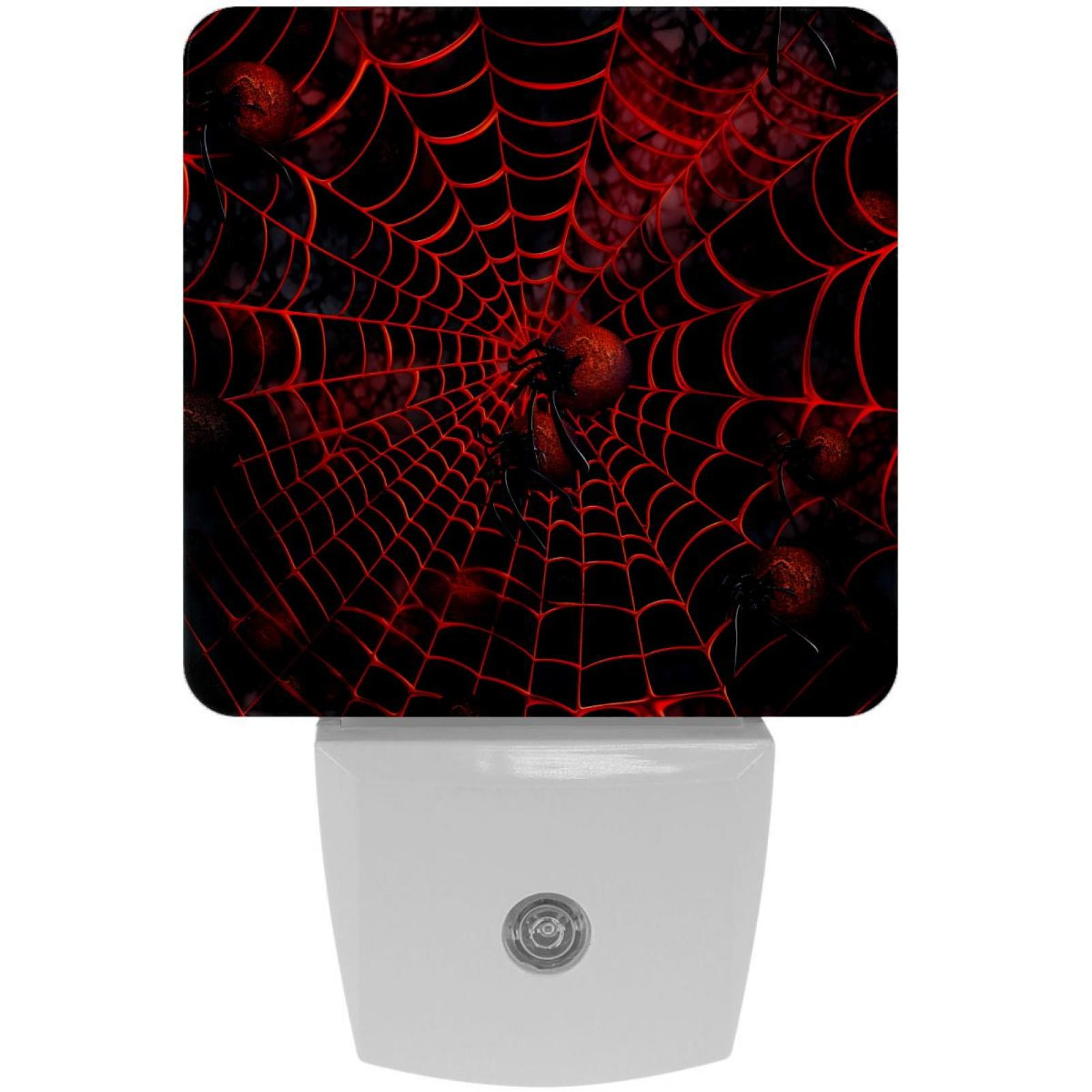 Halloween Spider Web LED Square Night Light - Energy Efficient and ...