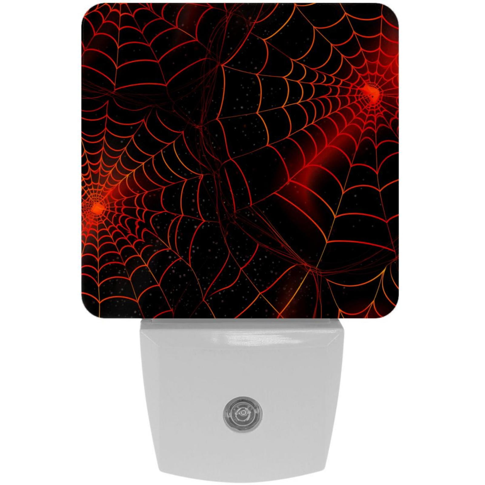 Halloween Spider Web LED Square Night Lights - Compact and ...