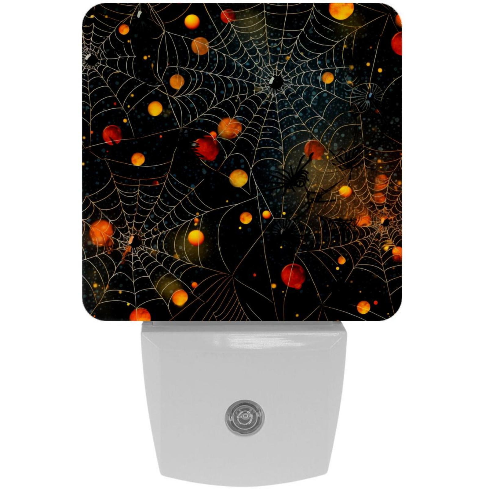 Halloween Spider Web LED Square Night Lights - Energy Efficient and ...