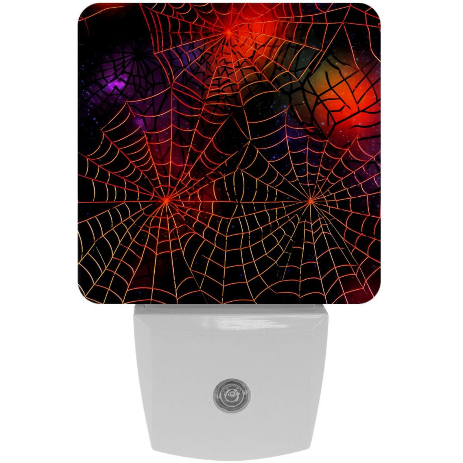 Halloween Spider Web LED Square Night Lights: Energy-Efficient and ...