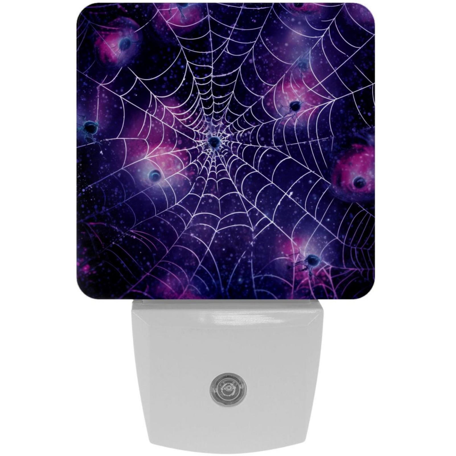Halloween Spider Web LED Square Night Lights - Energy Efficient and ...