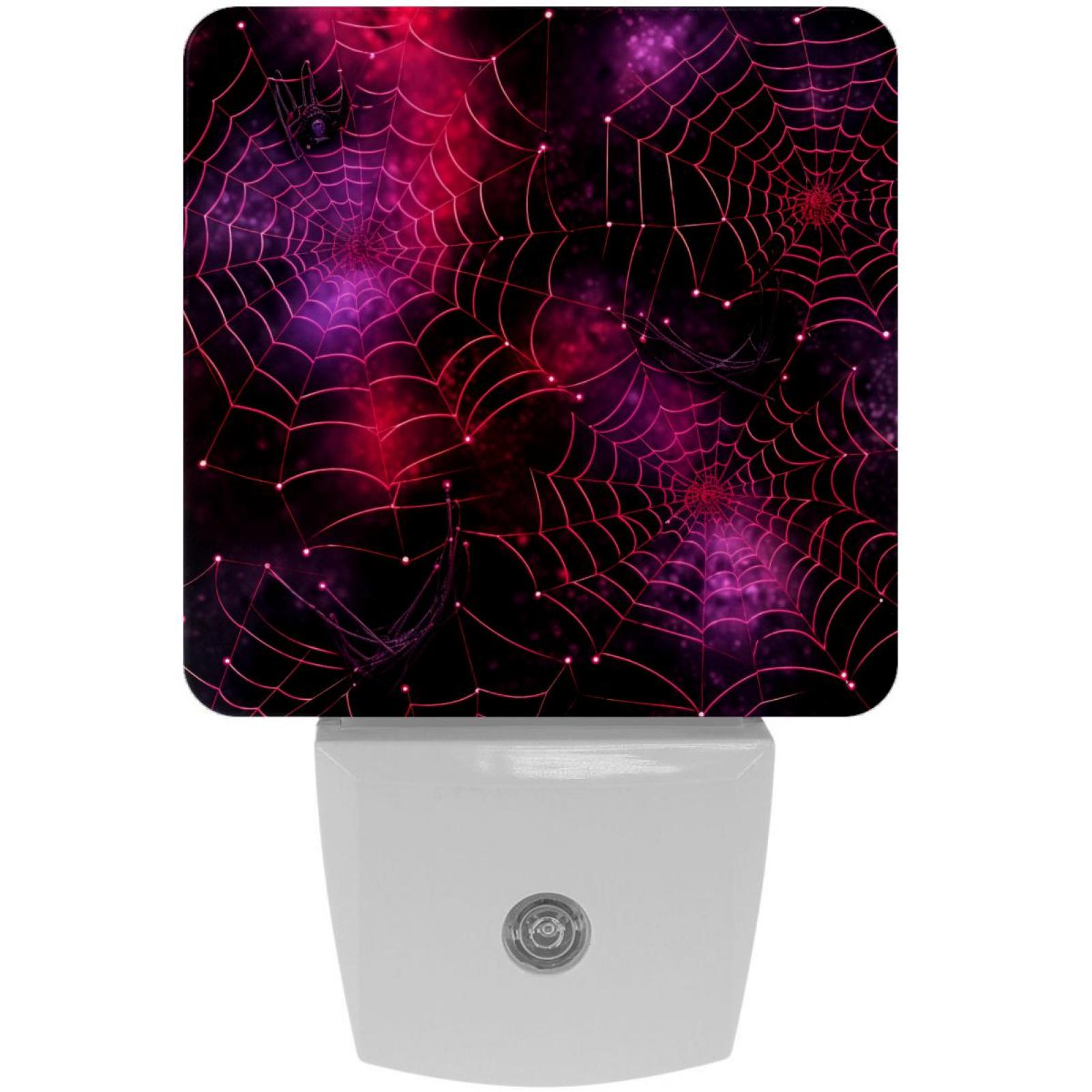 Halloween Spider Web LED Square Night Lights- Energy Efficient and ...