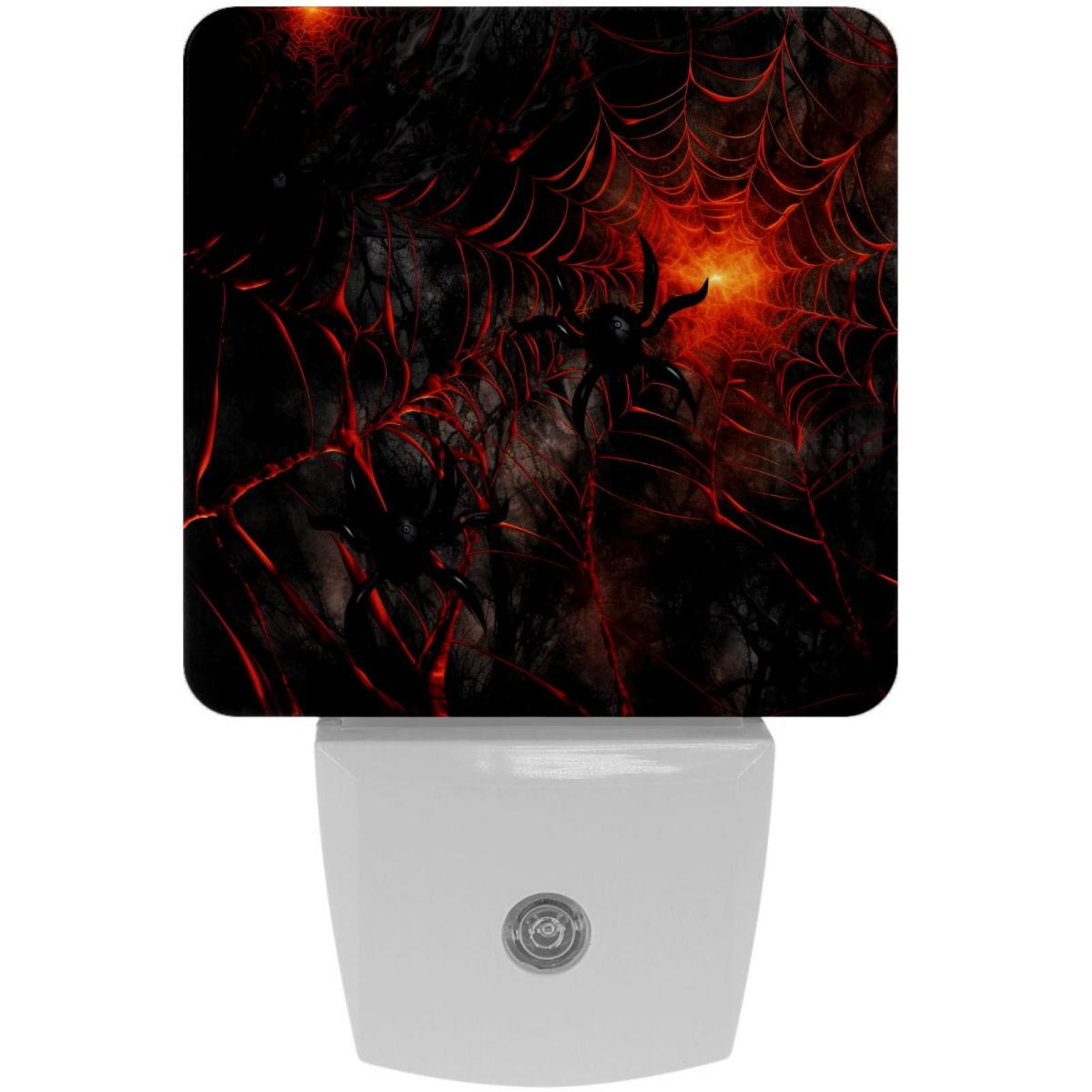 Halloween Spider Web LED Square Night Lights- Modern and Energy ...