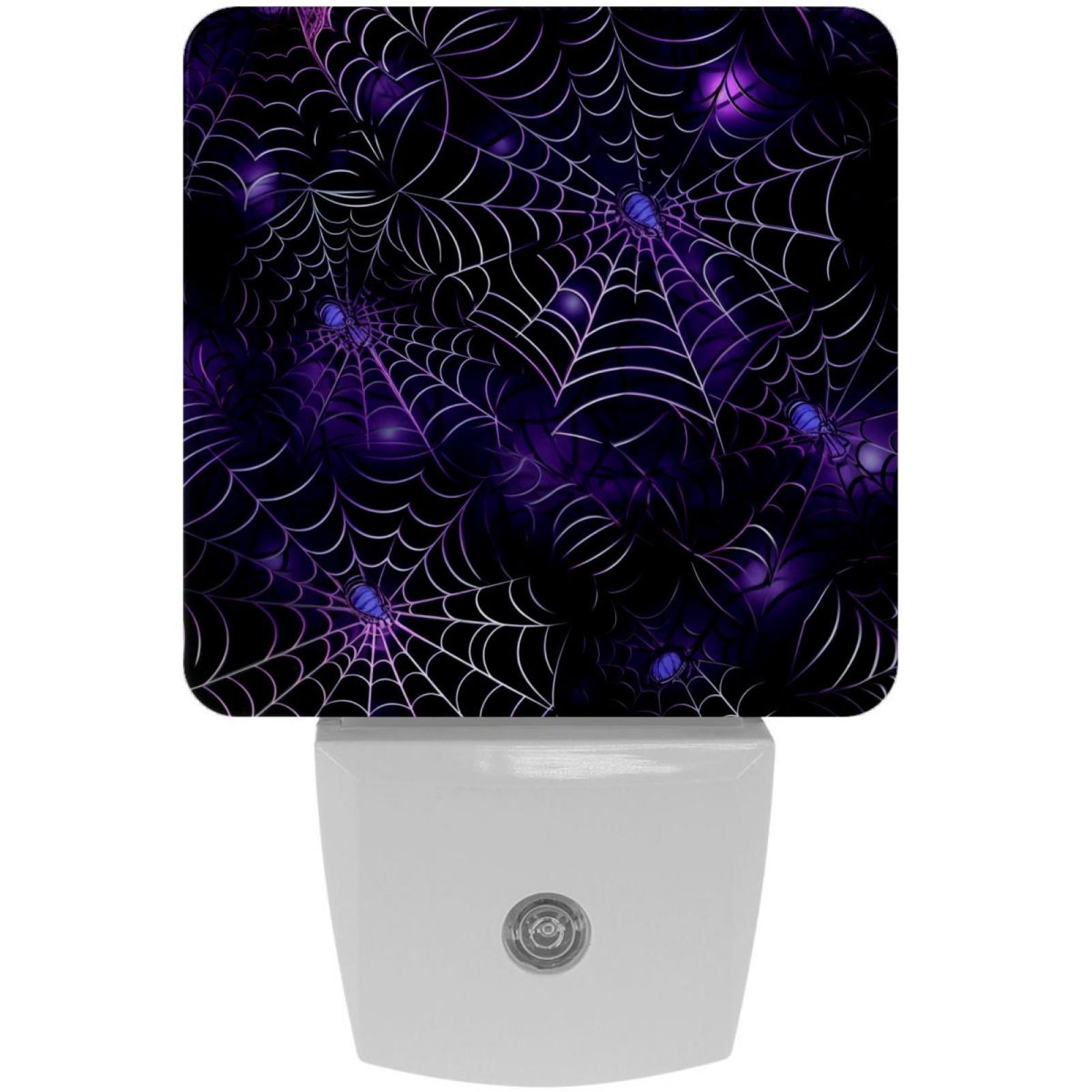 Halloween Spider Web LED Square Night Lights - Small and Bright ...