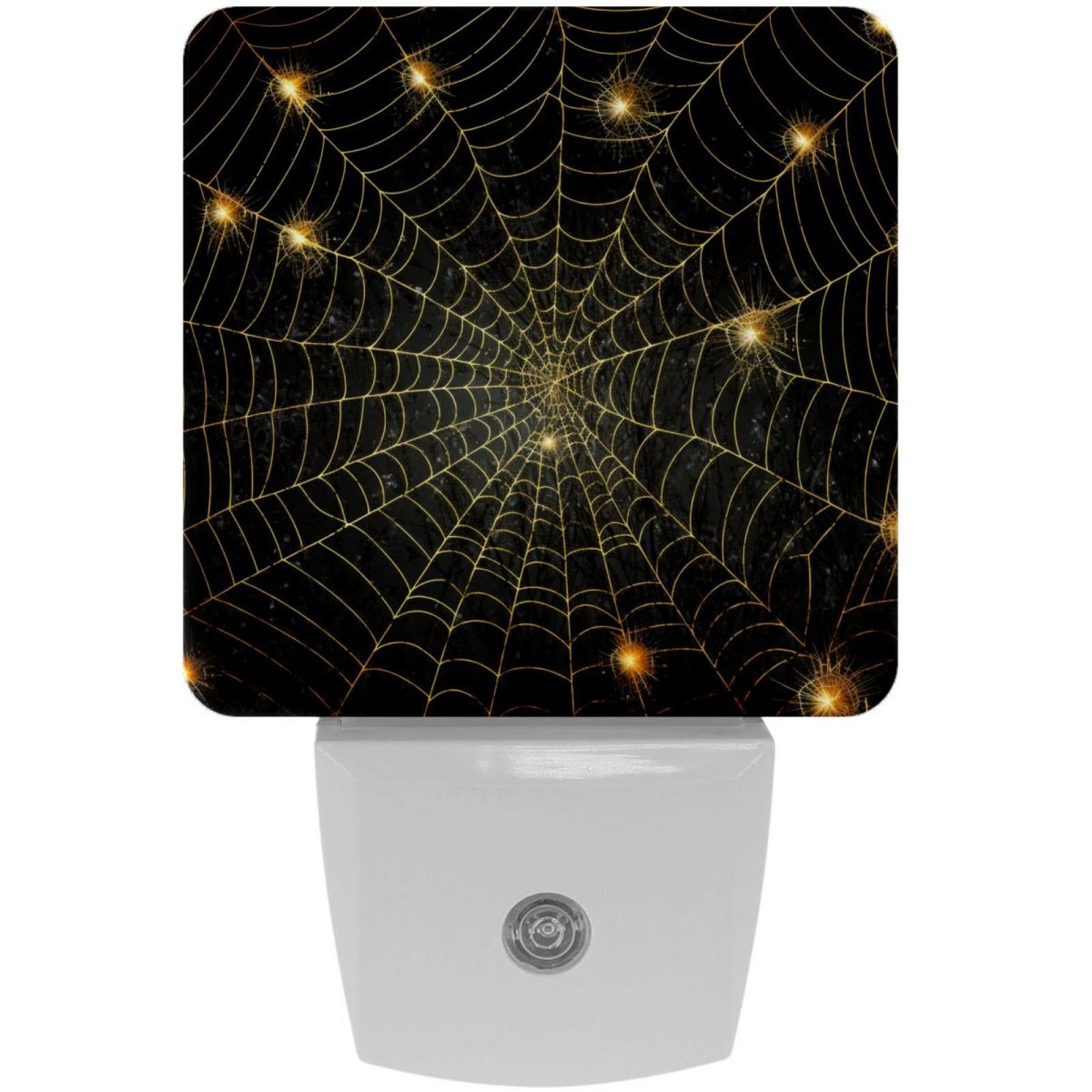 Halloween Spider Web LED Square Night Lights - Stylish and Energy ...