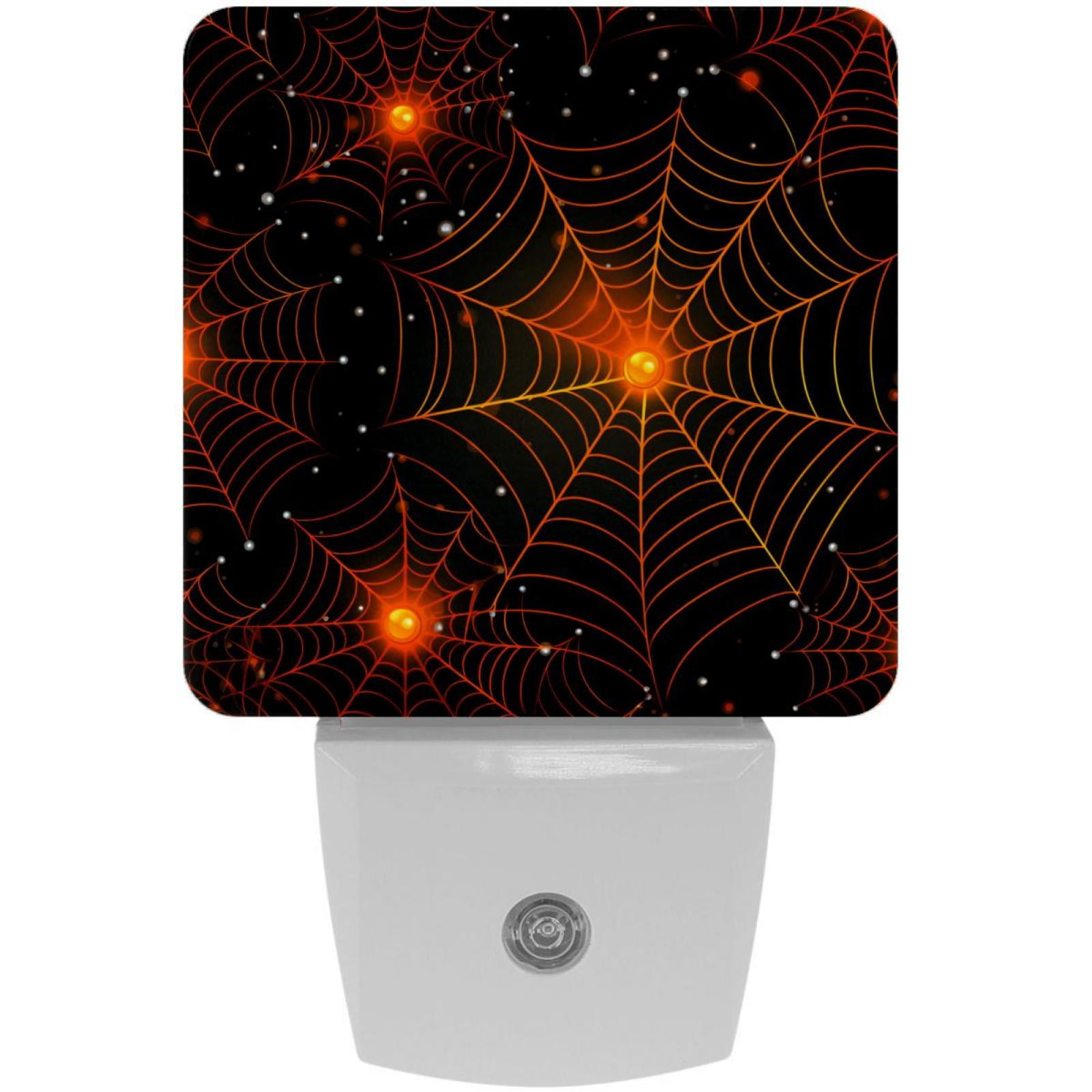 Halloween Spider Web LED Square Night Lights - Stylish and Energy ...