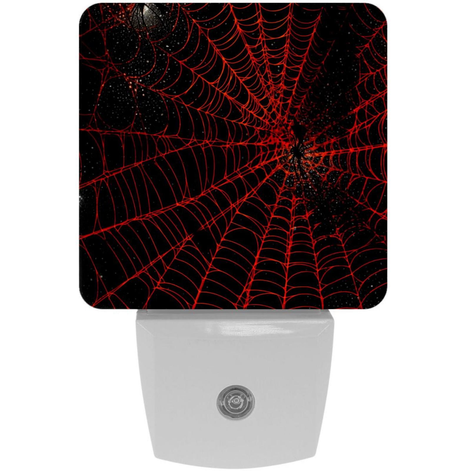 Halloween Spider Web LED Square Night Lights - Stylish and Energy ...