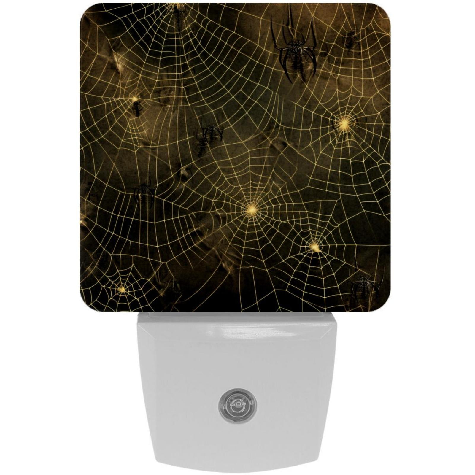 Halloween Spider Web LED Square Night Lights - Stylish and Energy ...