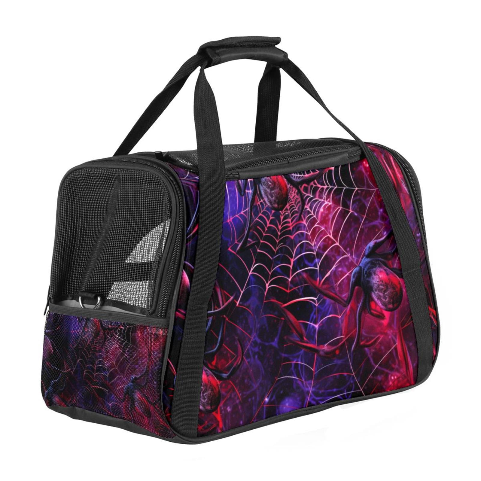 Halloween Spider Web Premium Fabric Pet Bag - Durable 900D Oxford Cloth ...