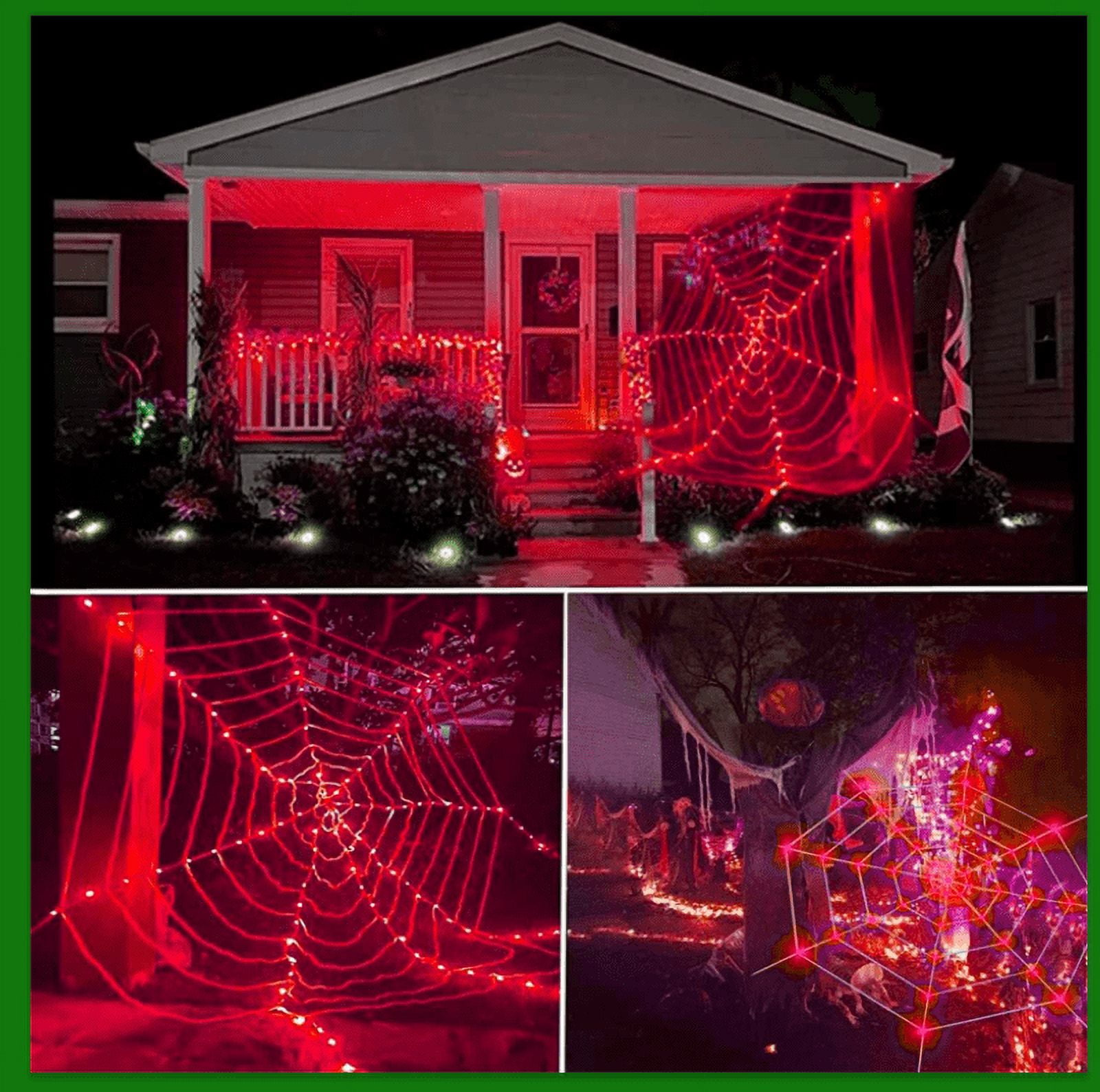 Halloween Spider Webs Decorations Halloween Decoration: Light-Up Spider ...
