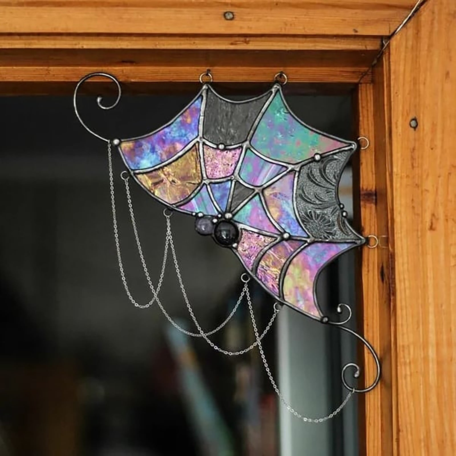 Halloween Spiderweb Door Topper Window Corner Decoration, Spider Webs ...