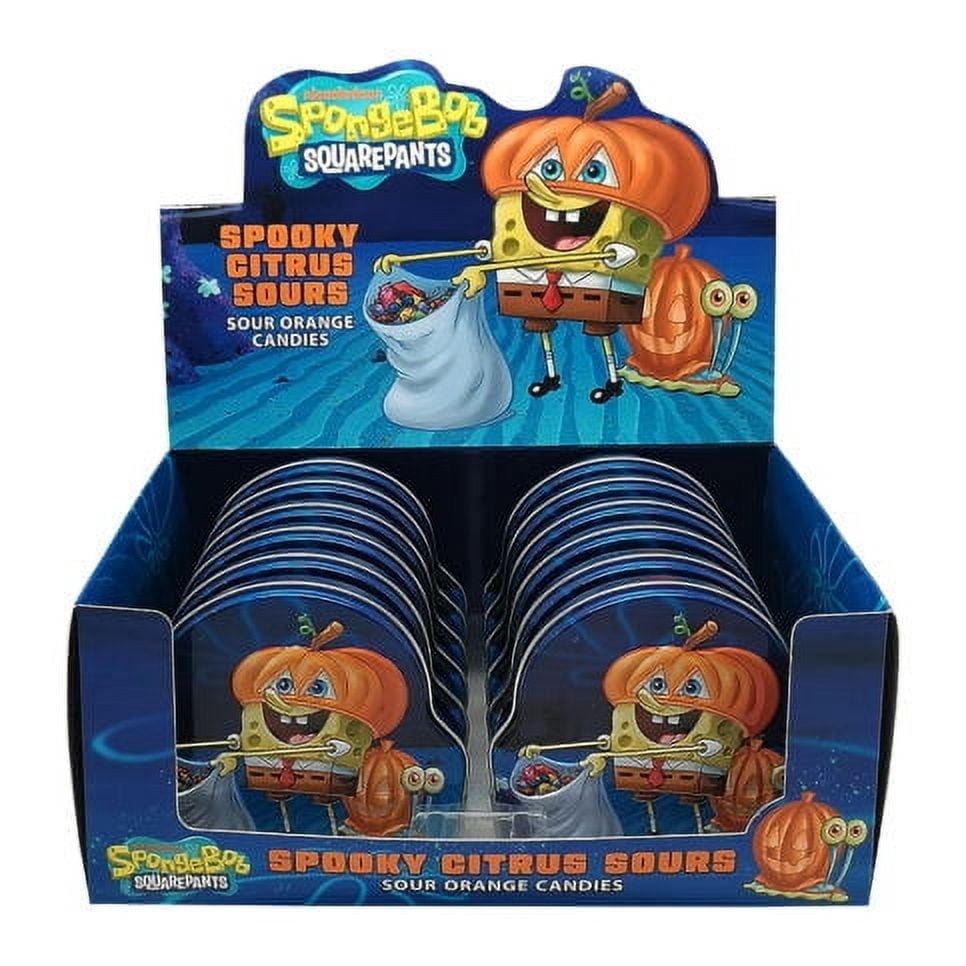 Halloween SpongeBob Squarepants Spooky Citrus Sours, 1.5 Ounce Sour ...