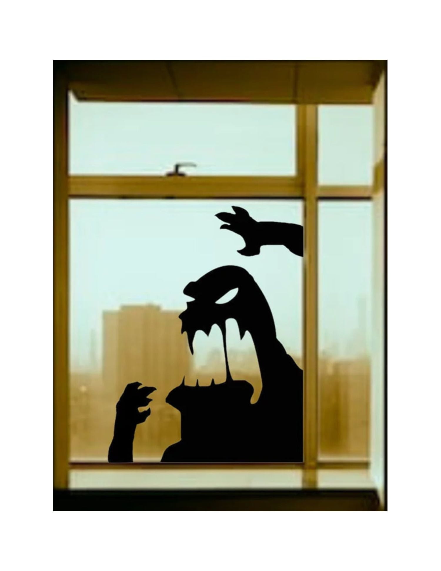 Halloween Spooky Giant Blob Man Window Cling Decal Sticker:Window Fun ...
