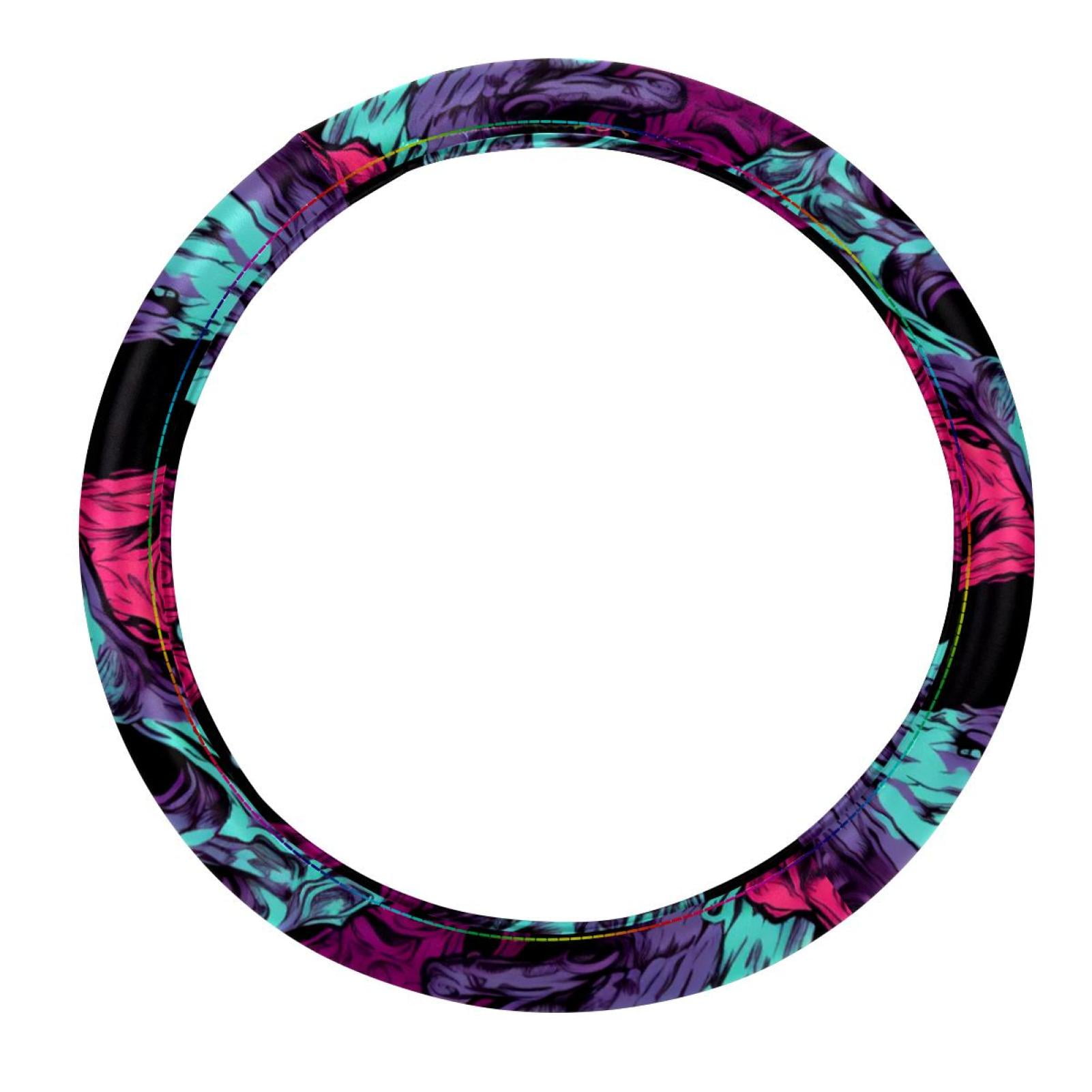 Halloween Steering Wheel Cover, 14.5 Inch, Printing, PVC Leather, Auto ...