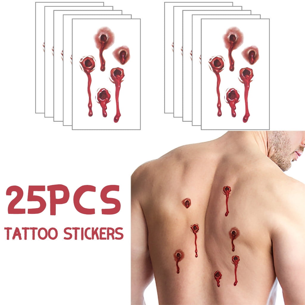 Realistic Bullet Hole Tattoo