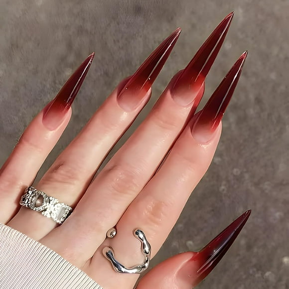 Blood Red Nail Design