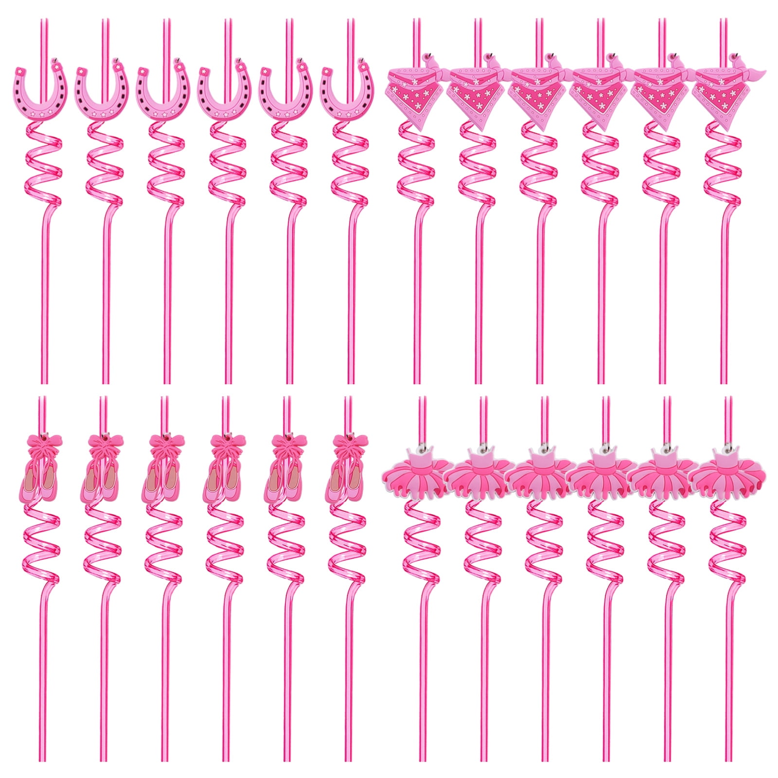 Halloween Straws Plastic, Reusable PETG Straws for Party, Unique Shapes ...