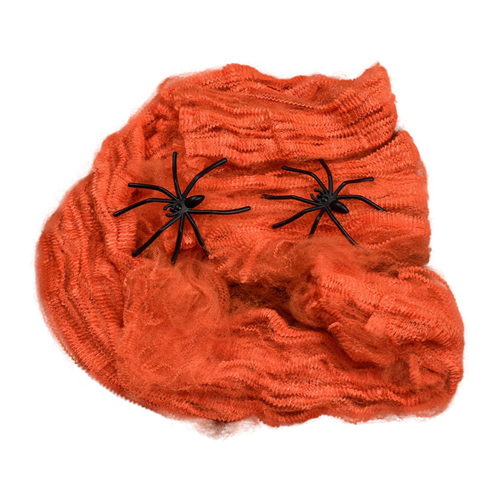 Halloween Stretch Webbing Decoration with 2-Piece Spider - Elastic ...