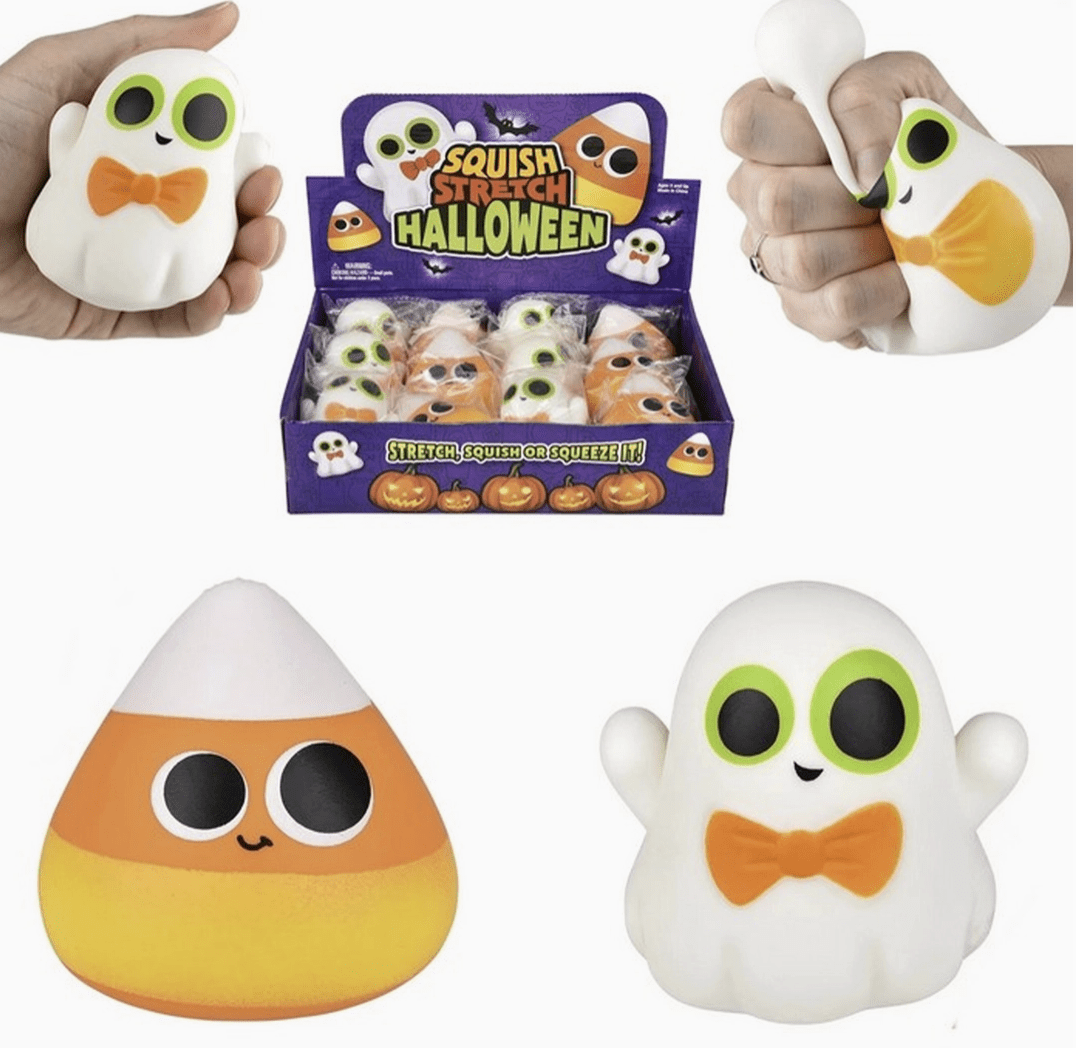 Halloween Stretchy Ghost Fidget Kids Toy- Assorted (Pack of 12 ...