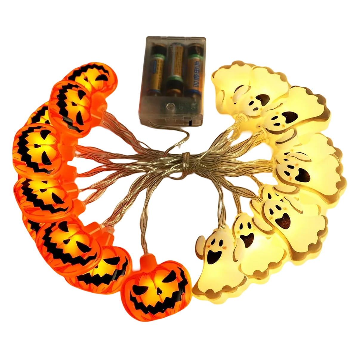 Halloween String Lights Decorations;20 LED Halloween Window Lights ...