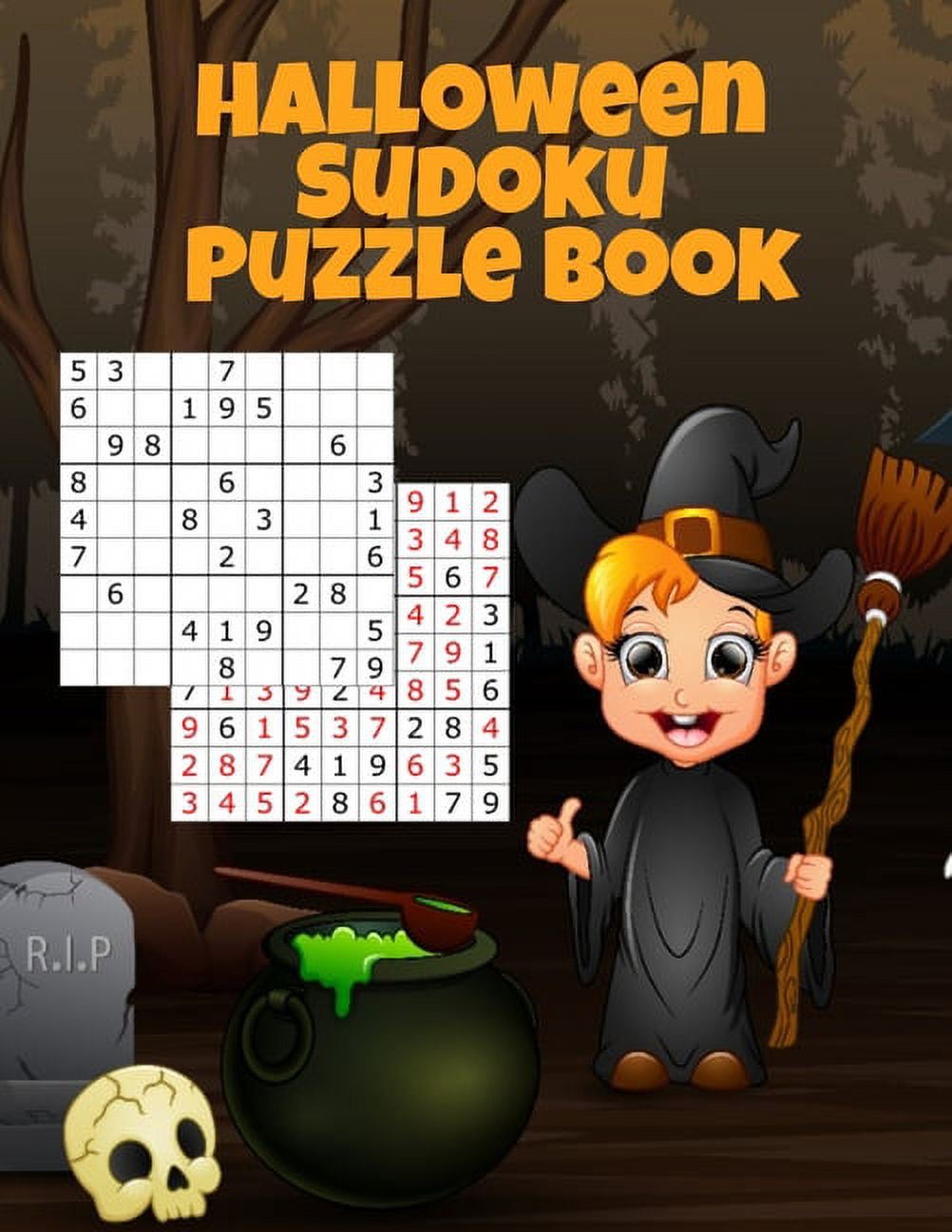 Halloween Sudoku Puzzle Book: Easy To Medium To Hard Puzzle Books ...