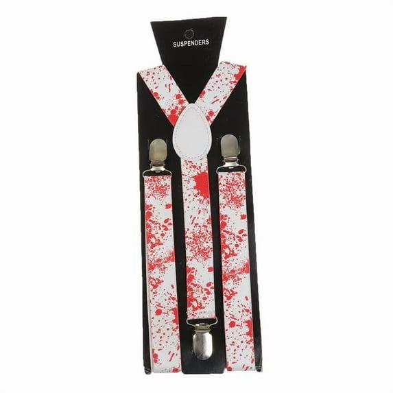Halloween Suspender Adjustable Y shape Joker Clown Print Adult ...