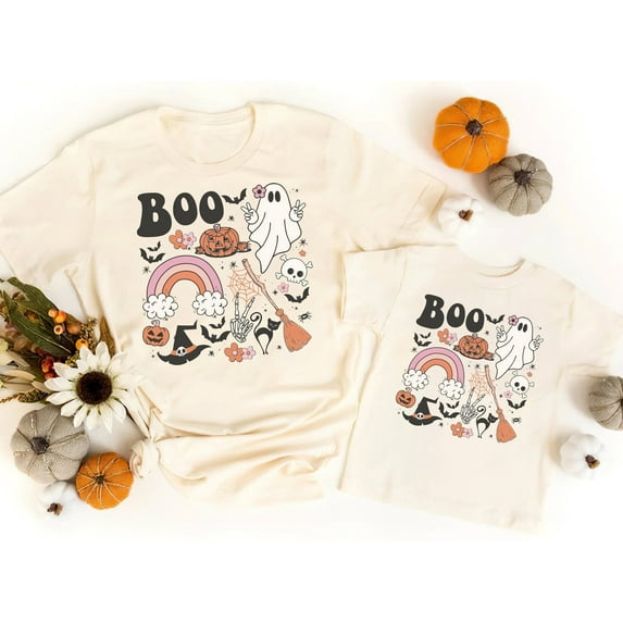 Halloween Sweatshirt, Halloween Sweater, Cute Ghost Shirt, Halloween ...