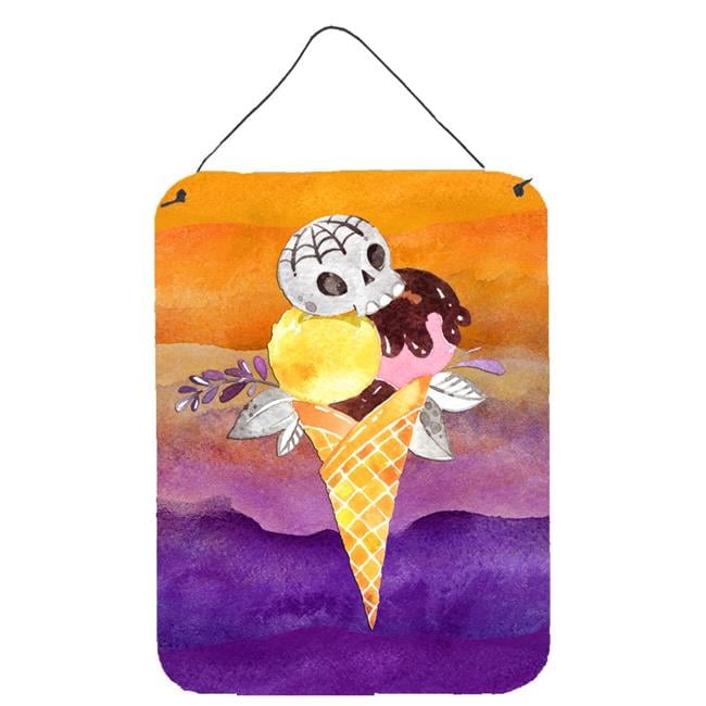 Halloween Sweets Ice Cream Skull Wall or Door Hanging Prints - Walmart.com