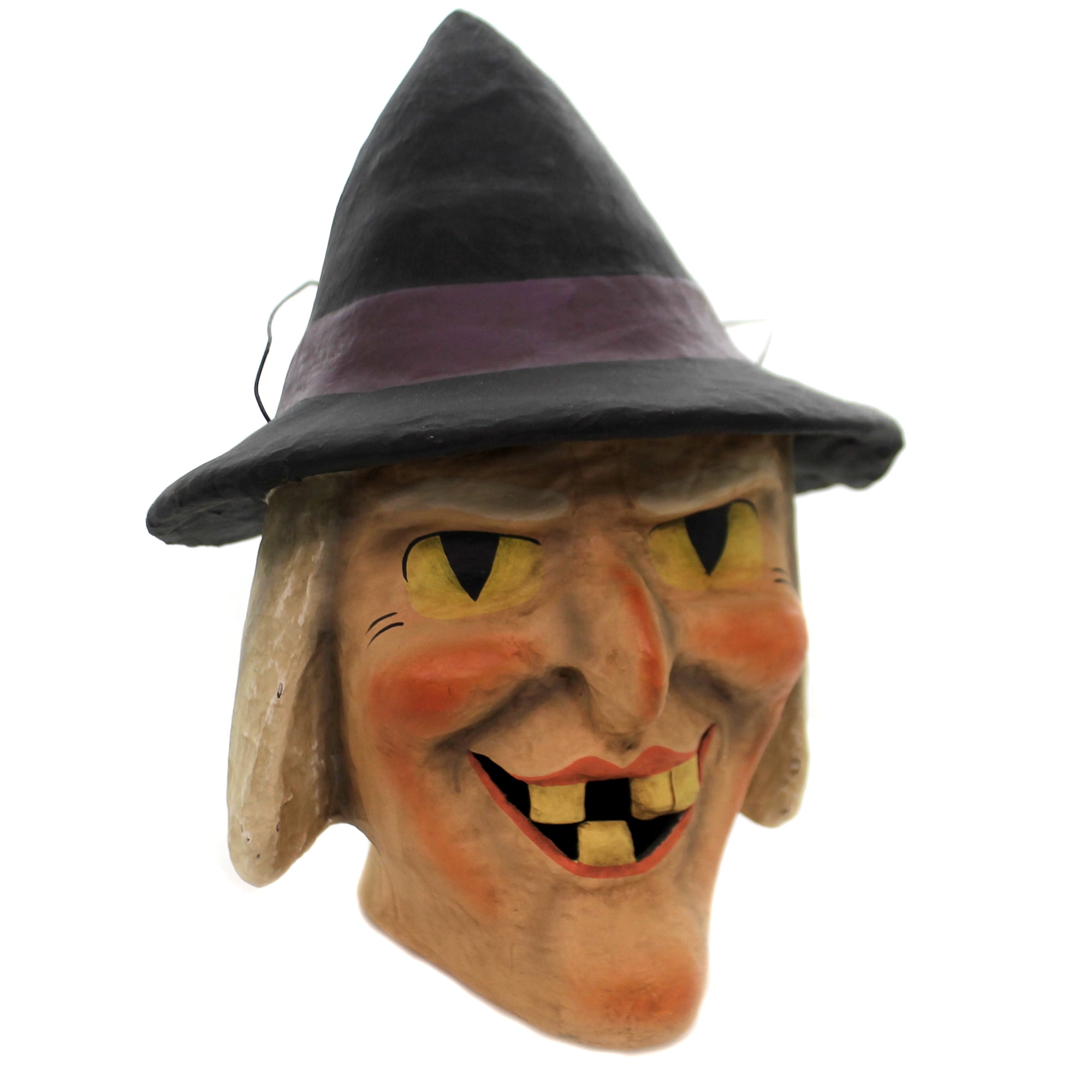 Halloween Toothless Witch Candy Bucket Vintage Retro Mean Scary Pa013 ...