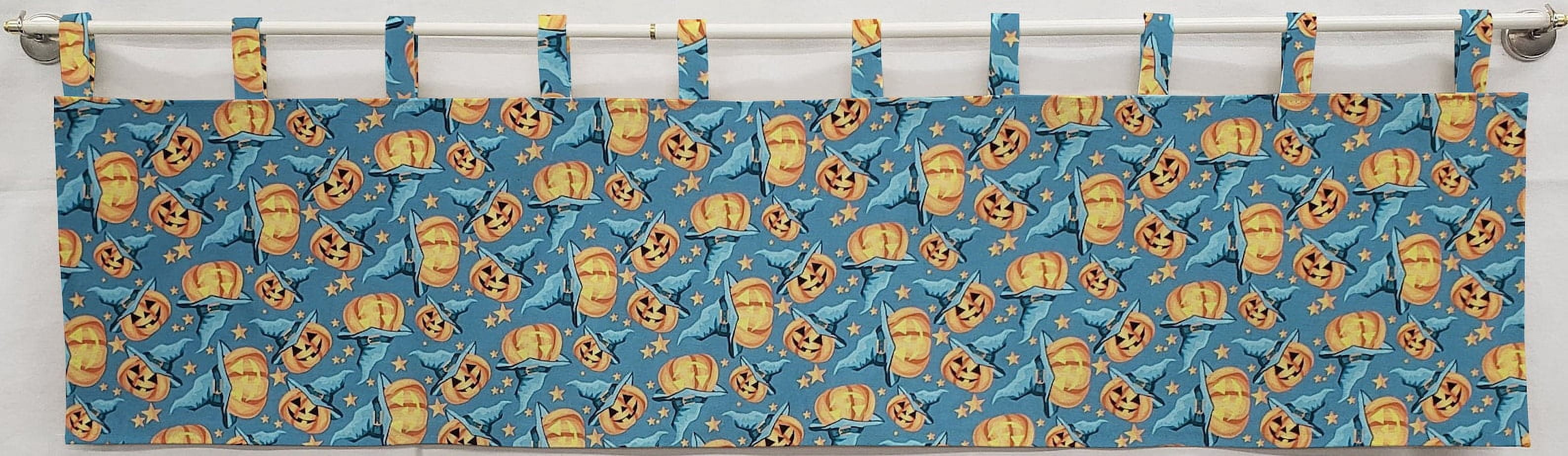 Halloween Tab Top Valances by Penny's Needful Things (Unlined) (12 Inch ...
