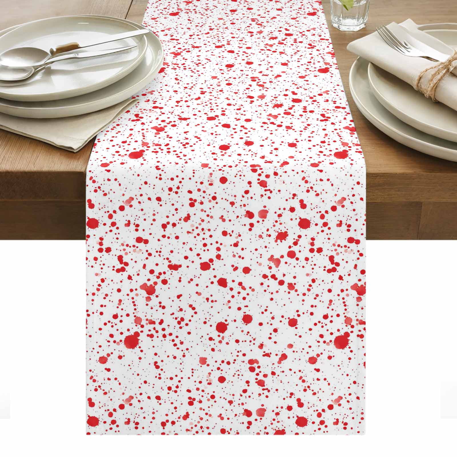 Halloween Table Runner - 48 Inch Long, Kitchen Dining Table Runner ...