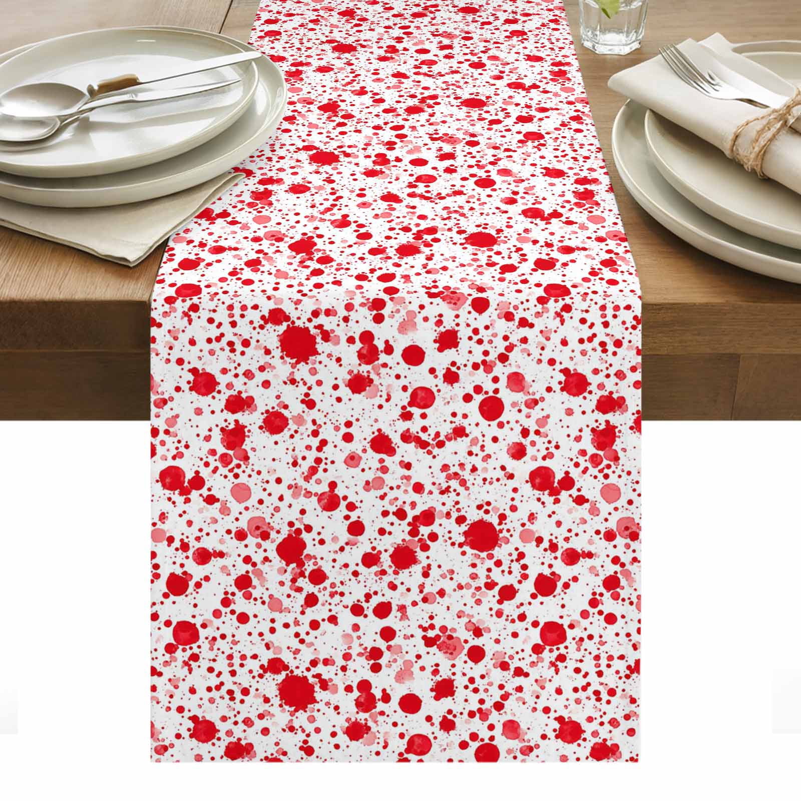 Halloween Table Runner - 72 Inch Long, Kitchen Dining Table Runner ...