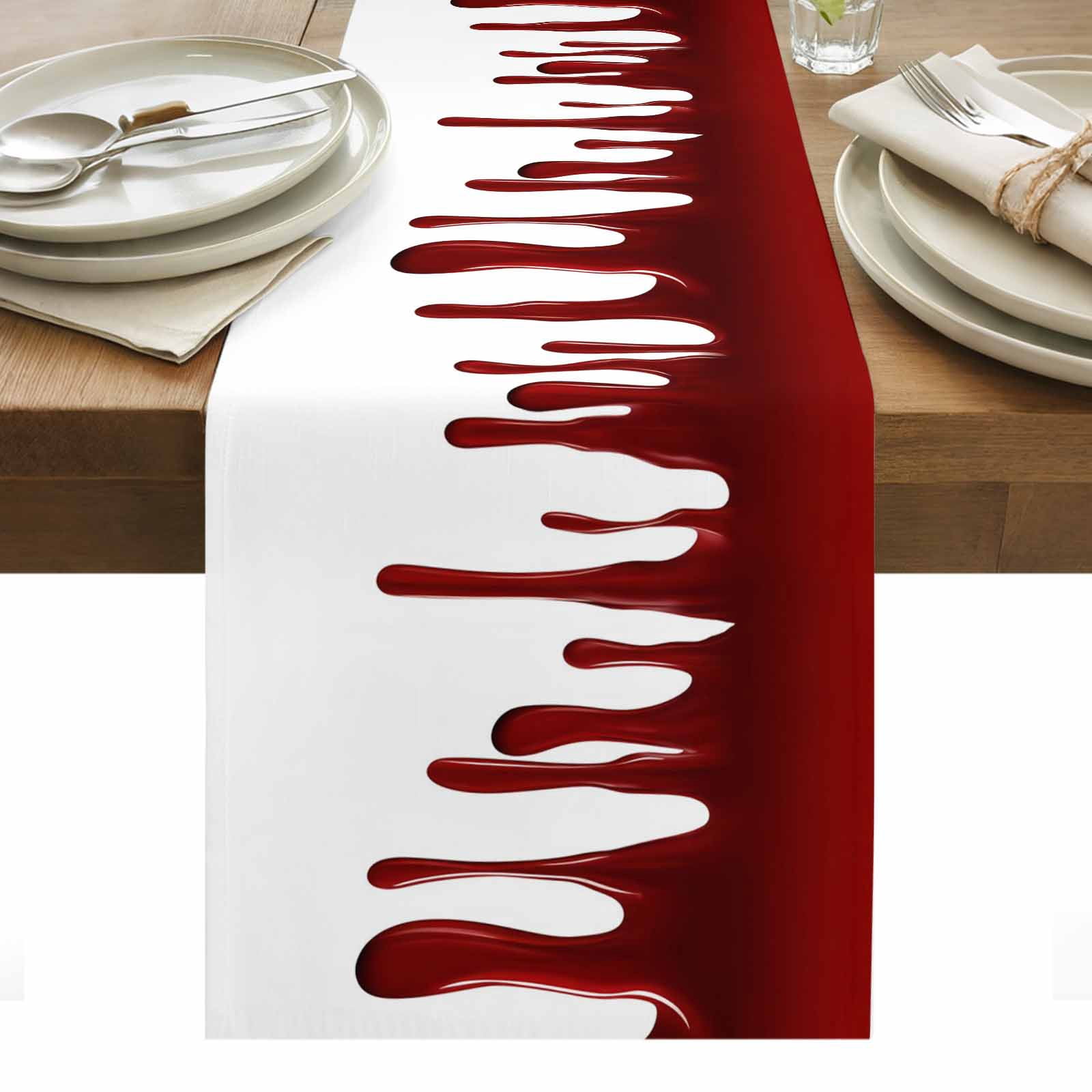 Halloween Table Runner - 90 Inch Long, Kitchen Dining Table Runner ...