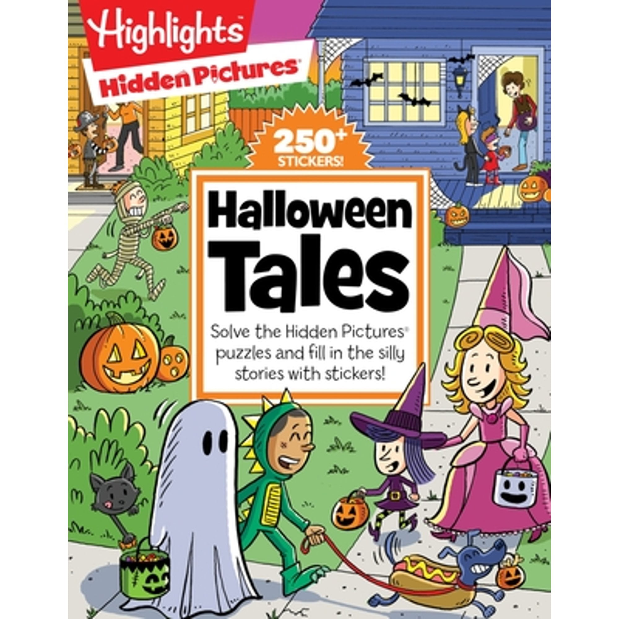 Pre-Owned Halloween Tales: Solve the Hidden Pictures puzzles and fill ...